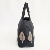 mina perhonen happa パニーニバッグ トートバッグ ネイビー レディース ミナペルホネン【中古】5-1123T◎ mina perhonen happa パニーニバッグ トートバッグ ネイビー