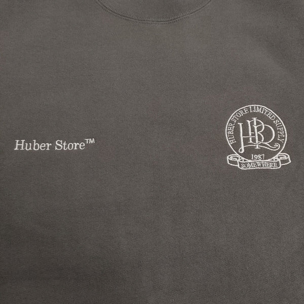 Huber Store フーバーストア original Emblem sweat crewneck Huber Store フーバーストア original Emblem sweat crewneck